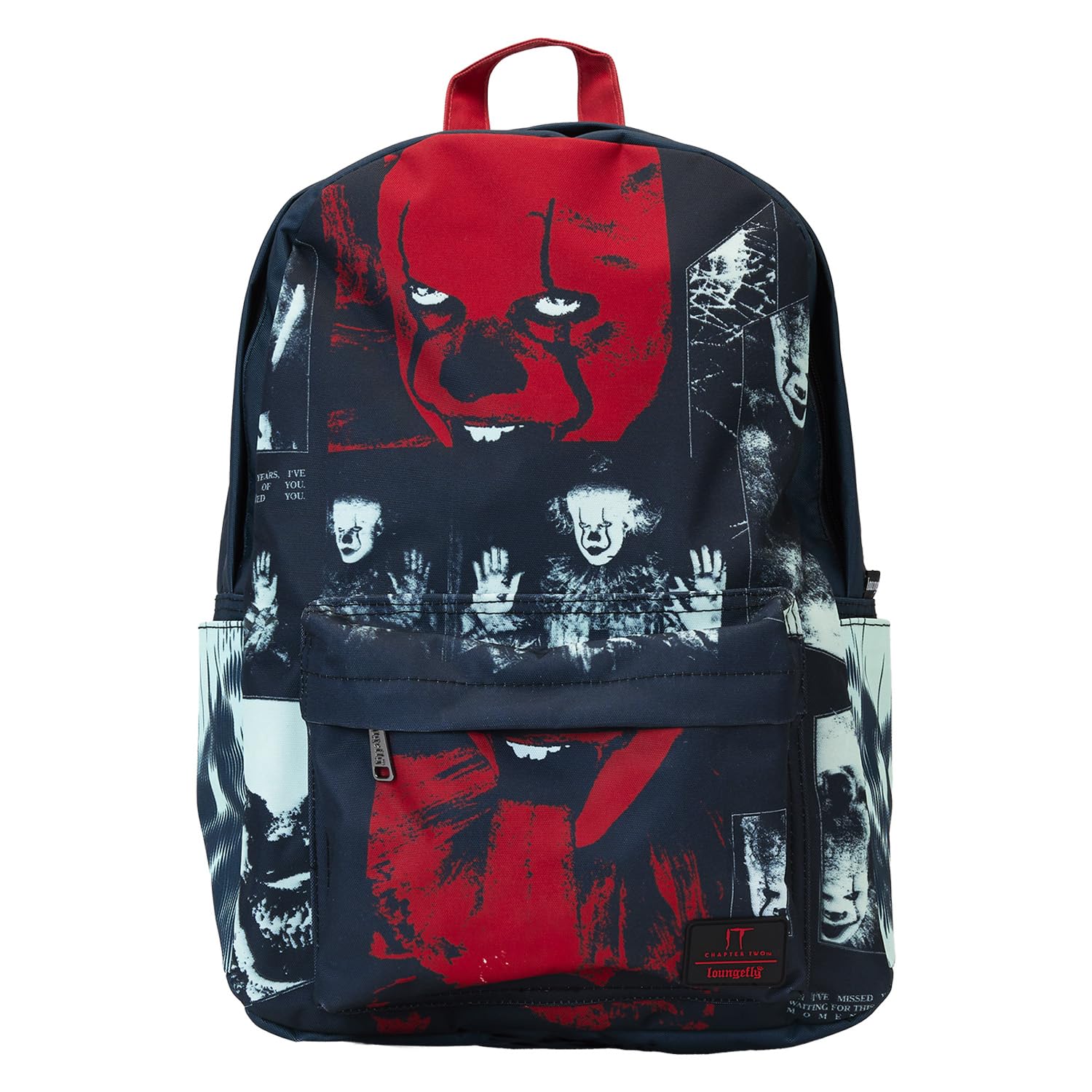 Amazon.com: Loungefly Warner Brothers It Pennywise I Heart Horror Nylon ...