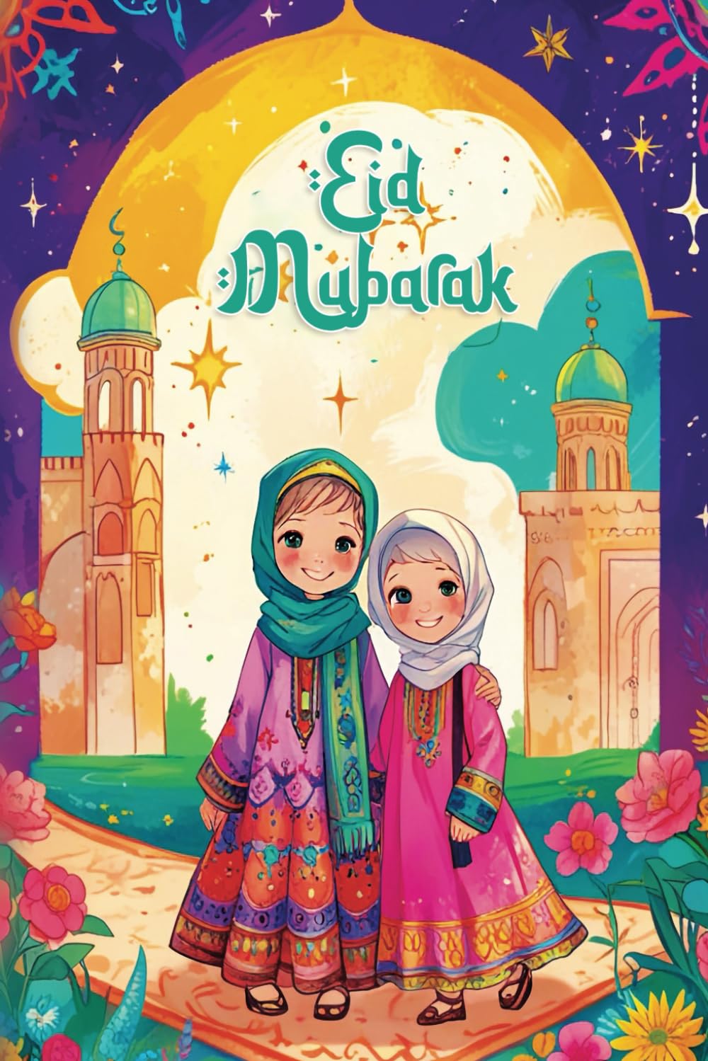 Eid Day Notebook (Blank) - 849: 6"x9"-120 pages | Festive Eid Notebook ...