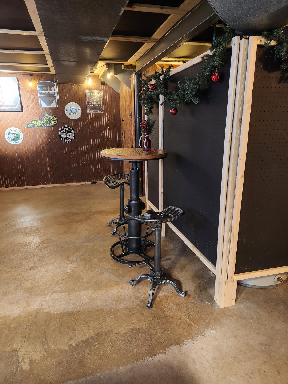 $32/mo - Finance BOKKOLIK Vintage High Pub Table Industrial Bistro Bar ...