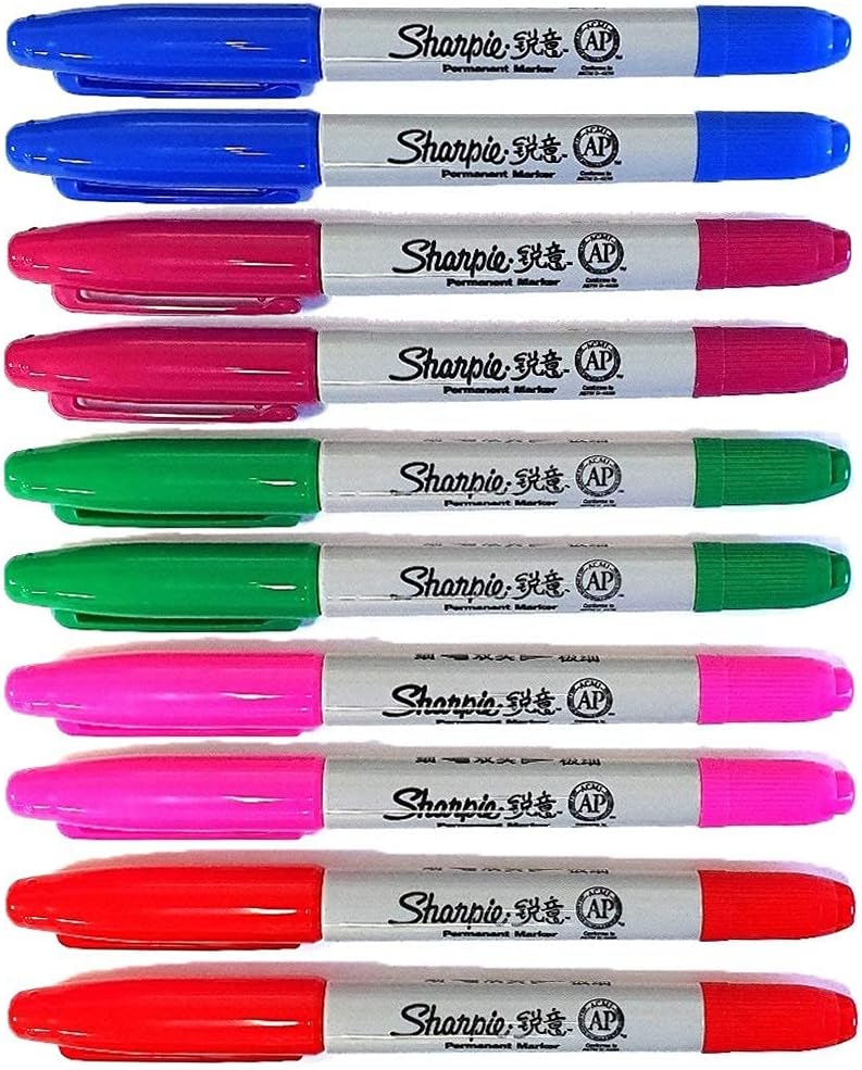 Sharpie Permanent Markers | Fine Point for Bold Details | Assorted ...