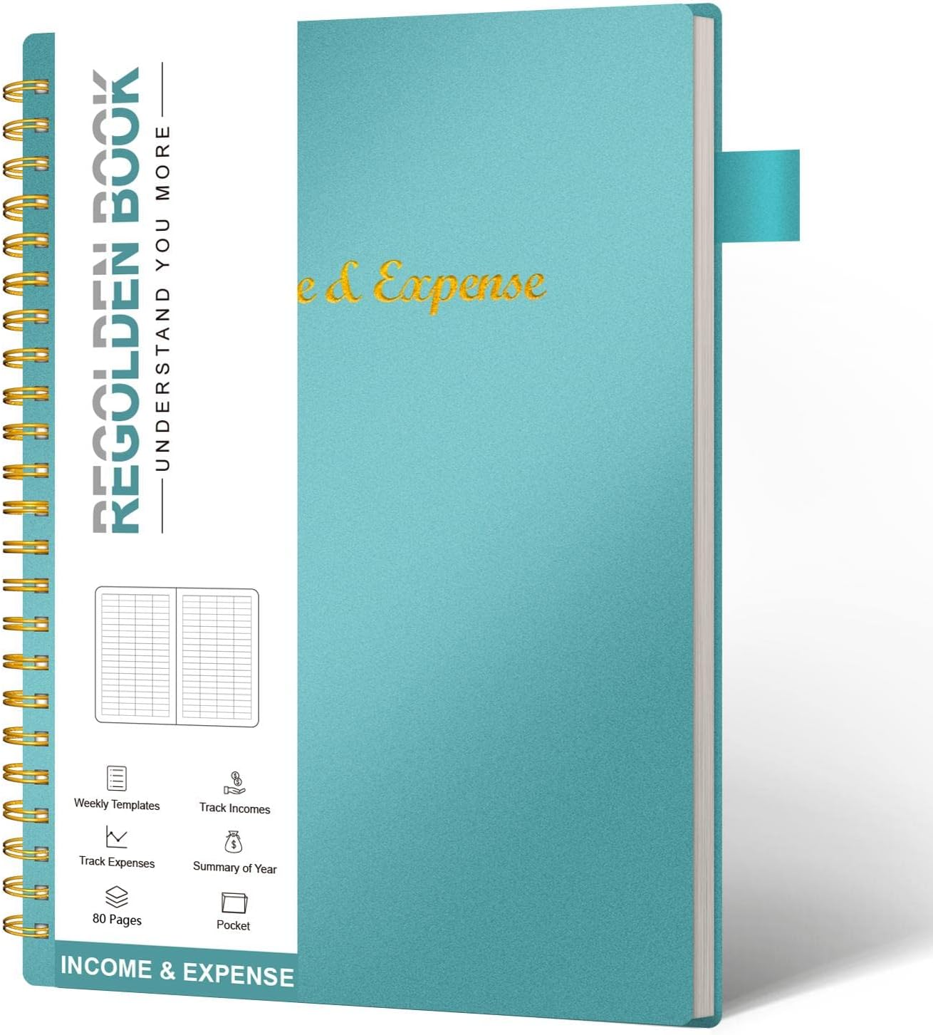 Amazon.com : Income & Expense Tracker, Accounting Bookkeeping Ledger ...