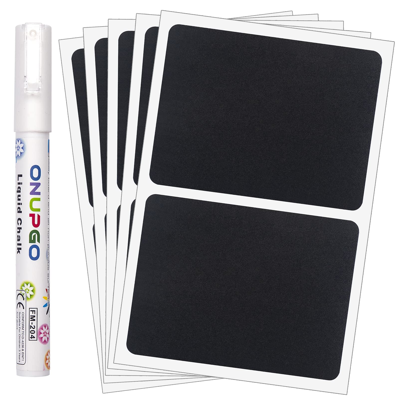 Buy ONUPGO Chalkboard Pantry Labels, Large Chalkboard Labels Stickers ...