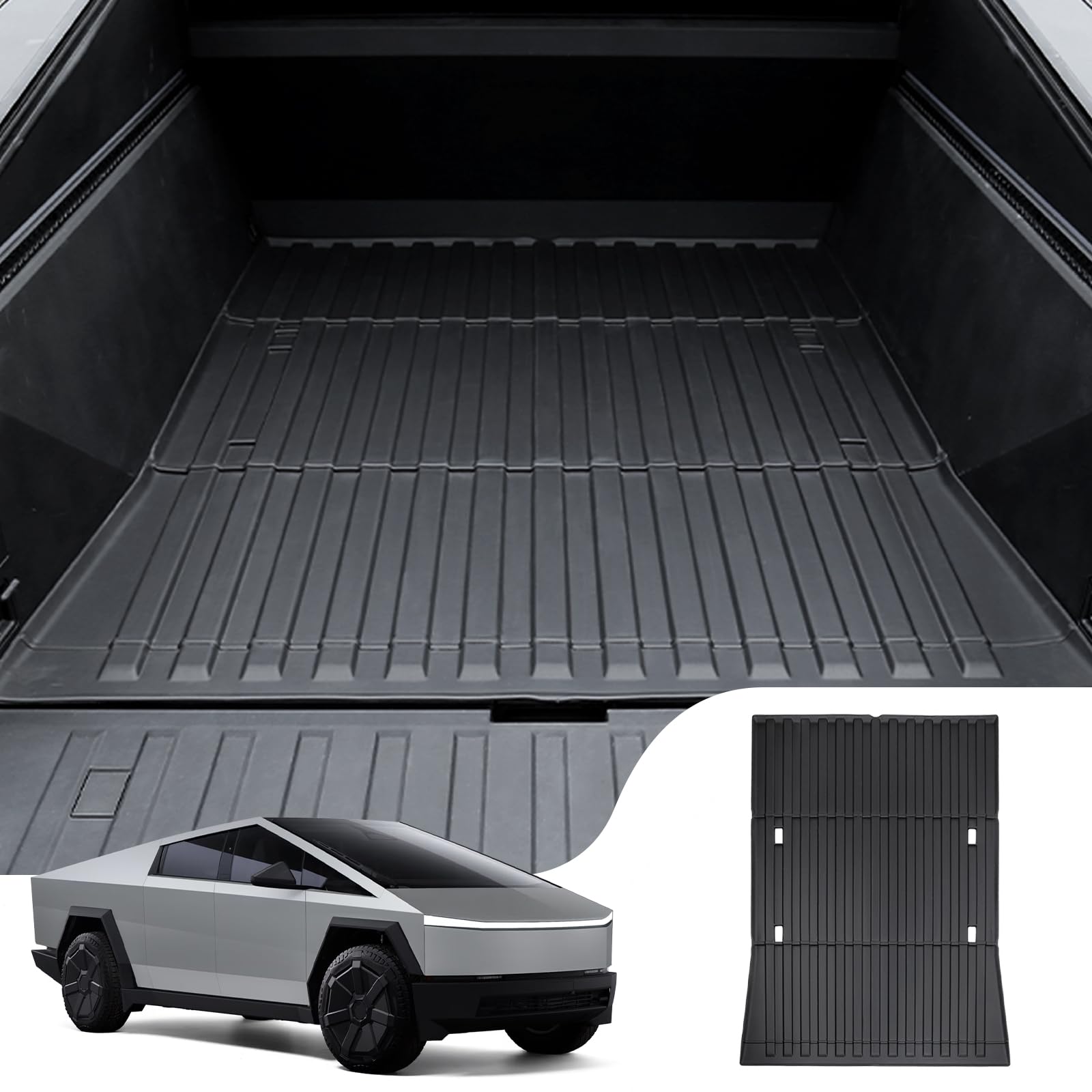 Amazon.com: HOUCLEMIC Trunk Bed Mat for 2024 Tesla cybertruck ...