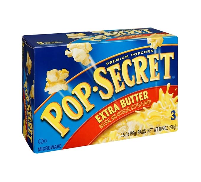 Amazon.com: Pop Secret, Extra Butter Popcorn, 3.2Oz