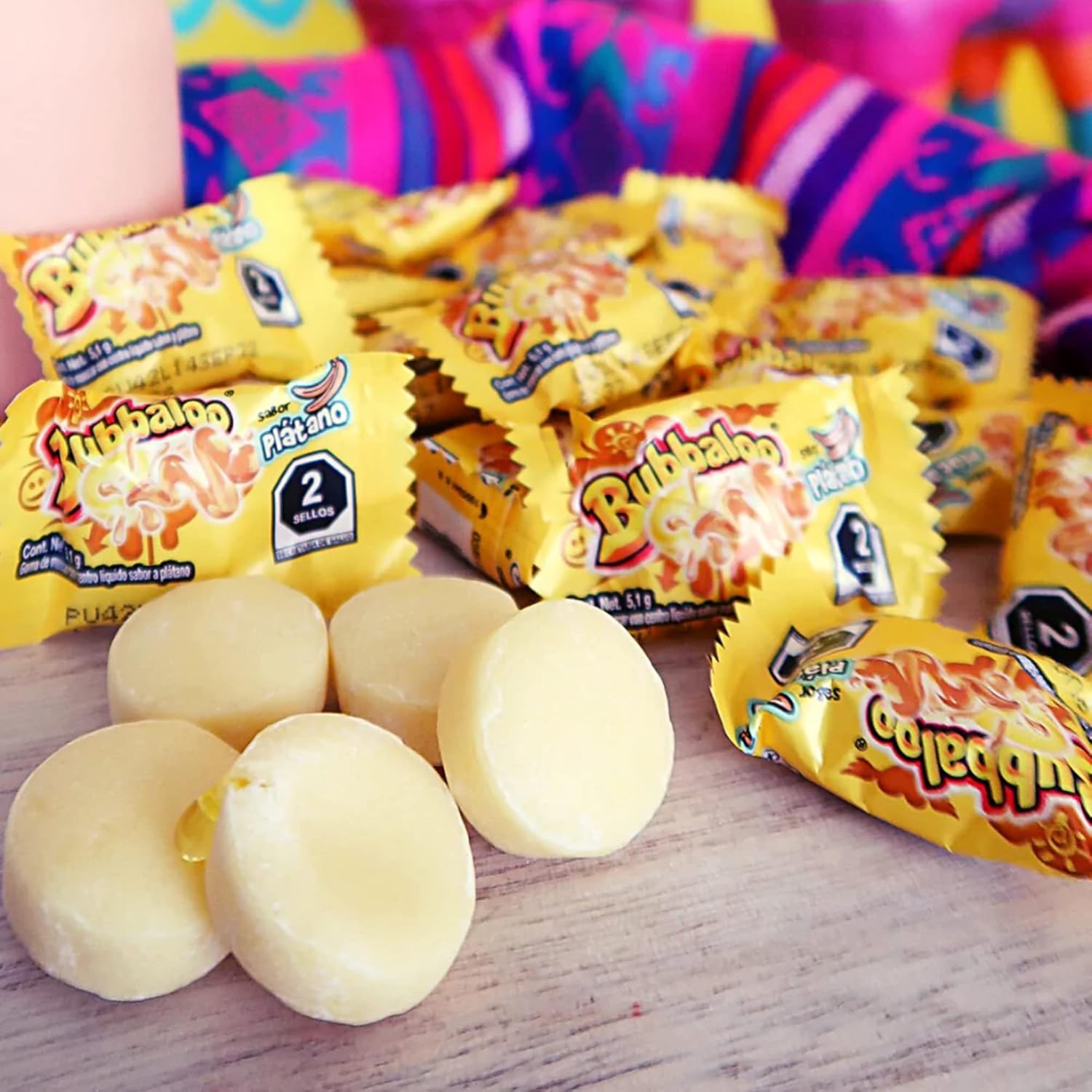 Bubbaloo – Paquete variado de chicles de burbujas para masticar frutas ...