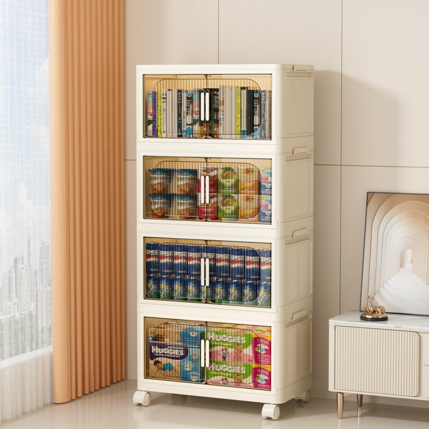 Storage Bins with Lids, 41 Gal Plastic Storage Containers, Closet ...