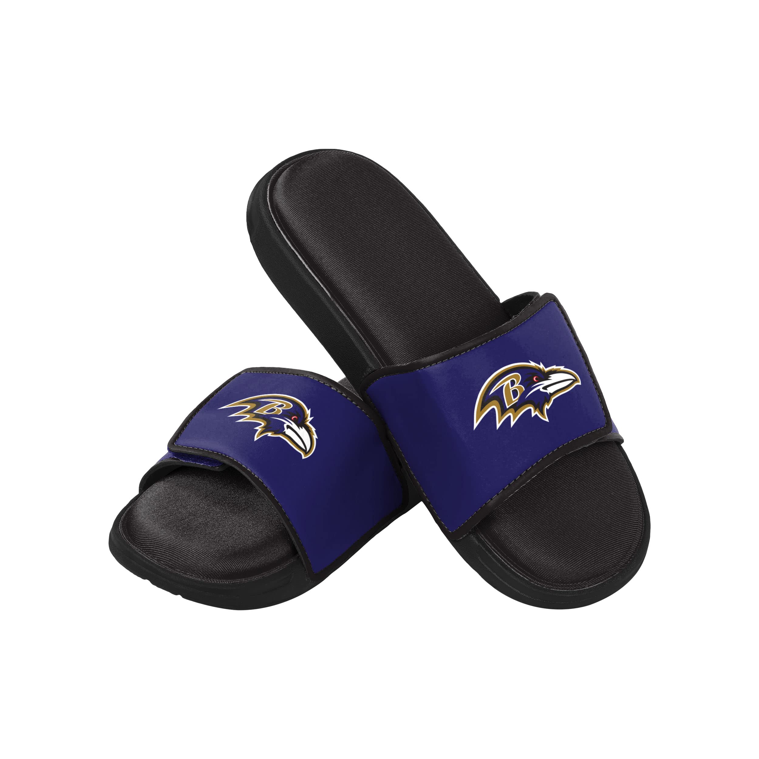 Snapklik.com : FOCO Baltimore Ravens NFL Mens Foam Sport Slide
