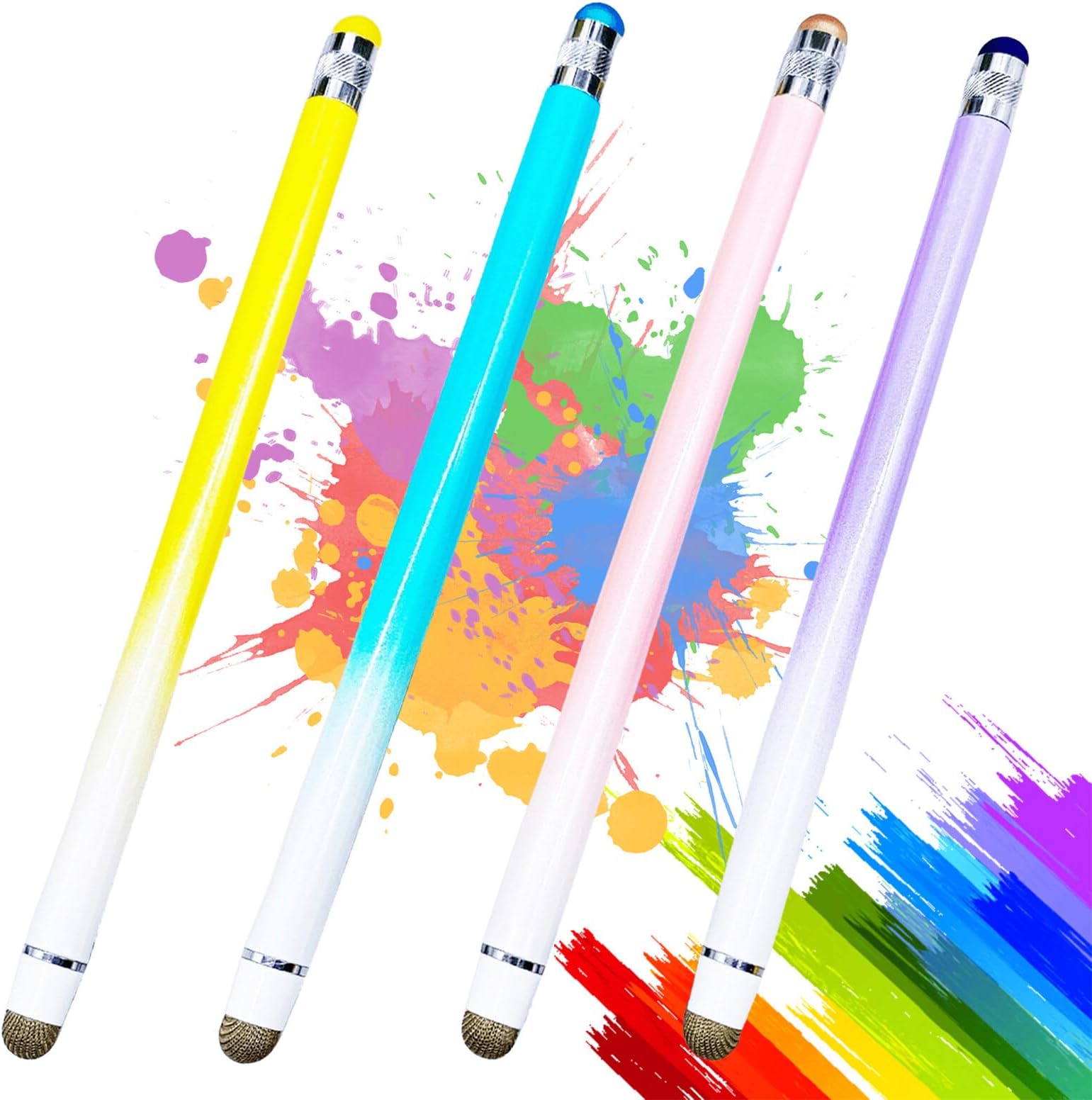 Mixoo Touchscreen Stift 4 Stück Stylus Pen, 2-in-1 Eingabestift ...