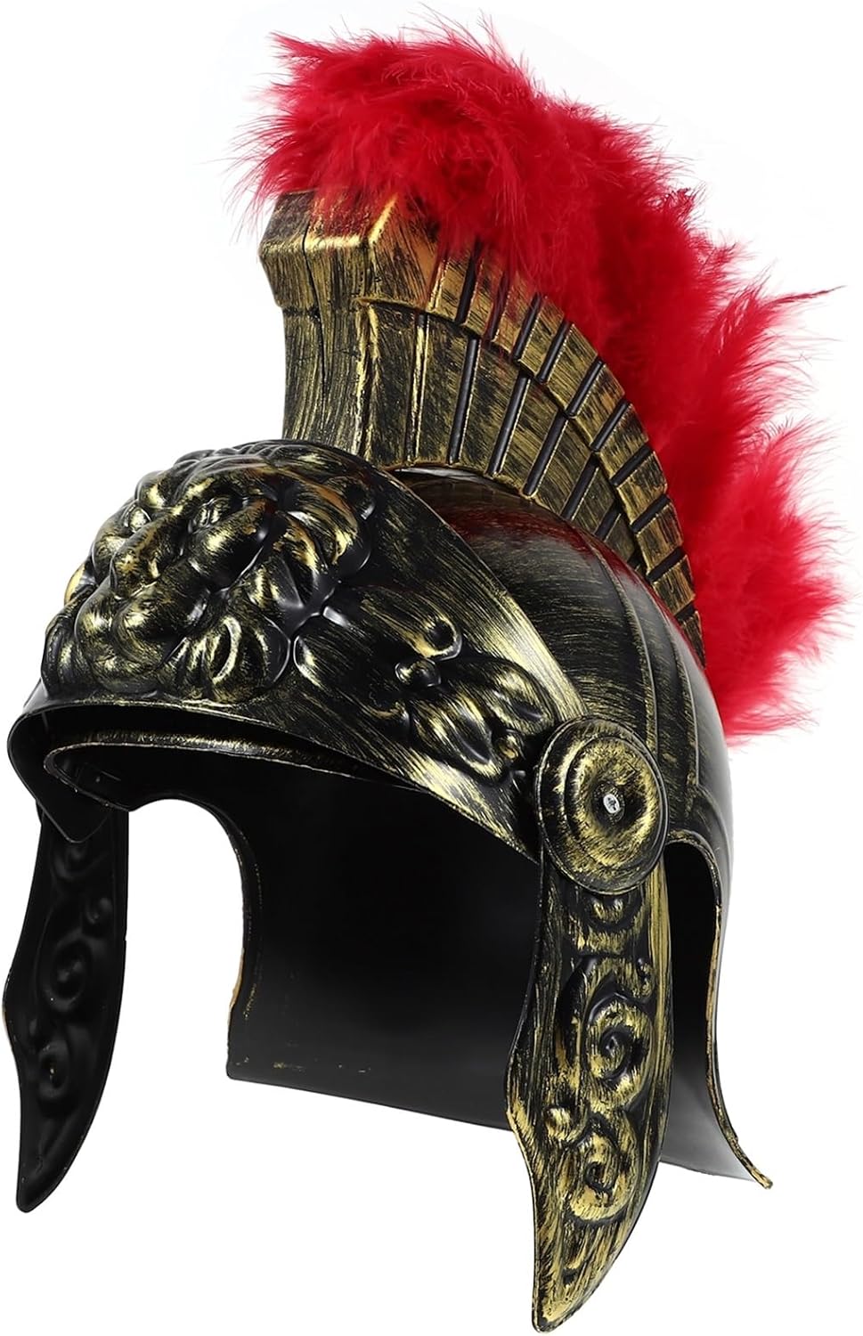 Amazon.com: LUOZZY Medieval Knight Soldier Warrior Costume Helmet Hat ...