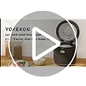 YOKEKON Rice Cooker Small 2L,Mini Cooker and Stainless Steel Rice ...