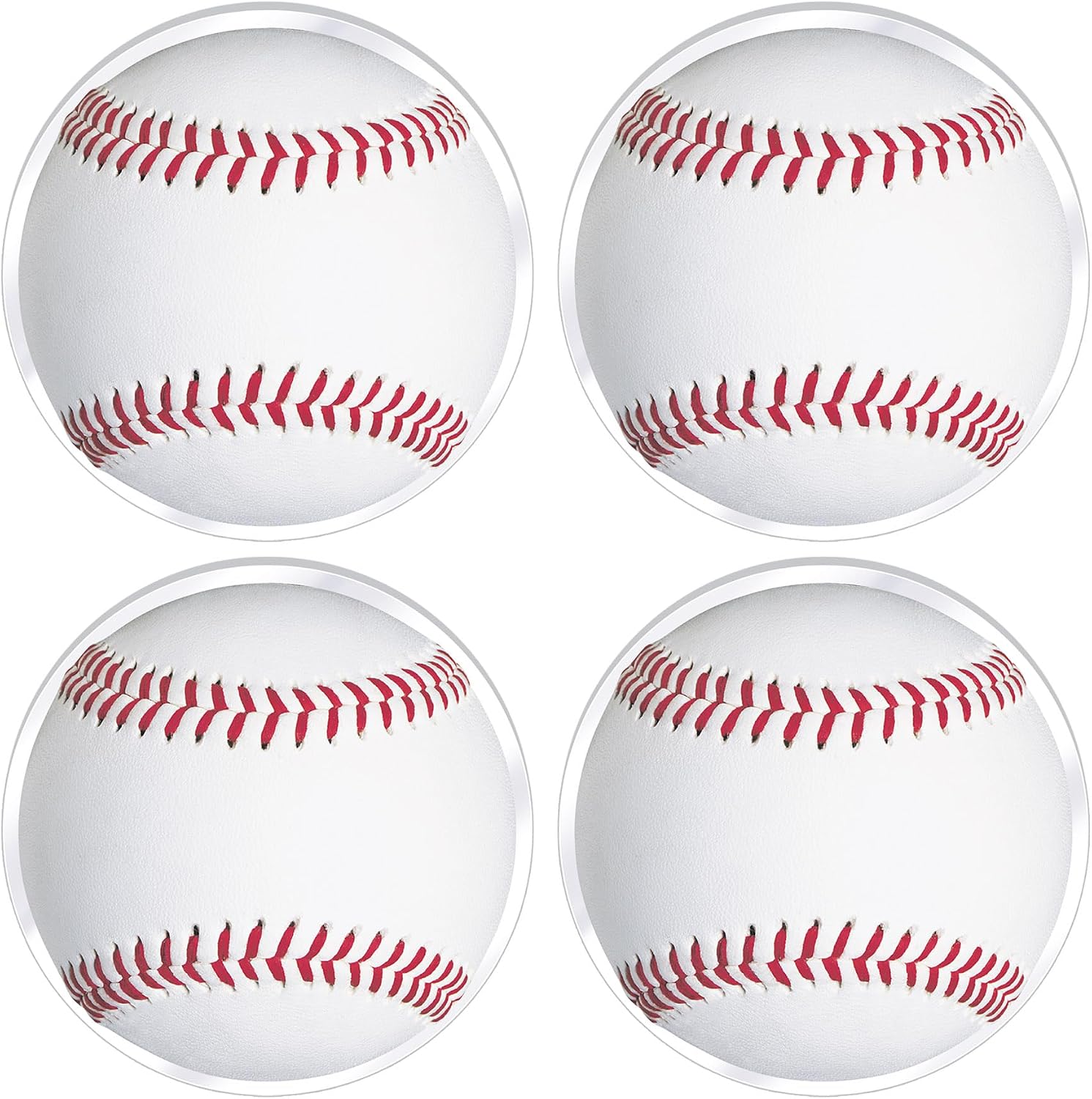 Amazon.com: Beistle Plastic Baseball Placemats, Set of 4, Round Sports ...