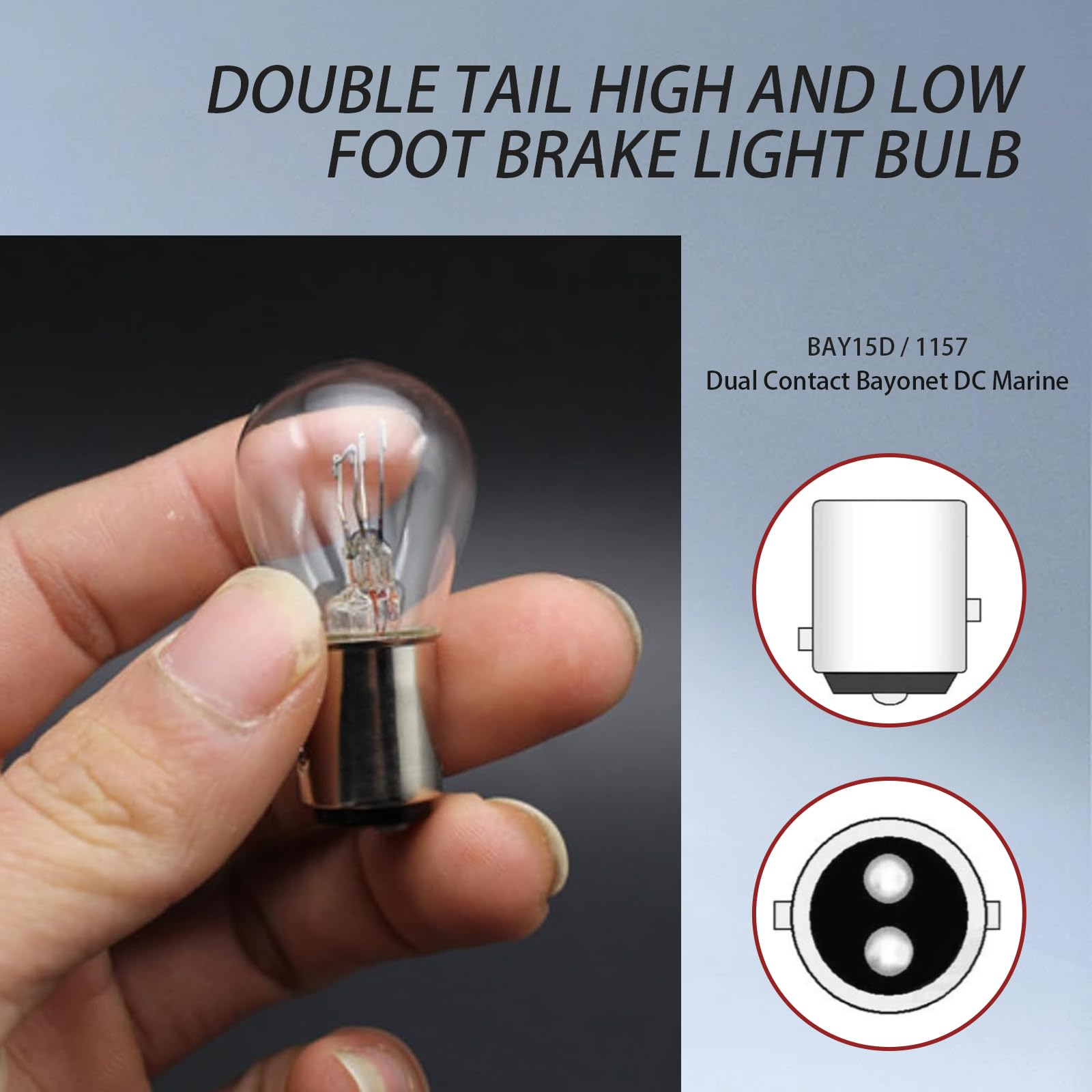 1157 Dual Contact Bulb Replace With Single Contact