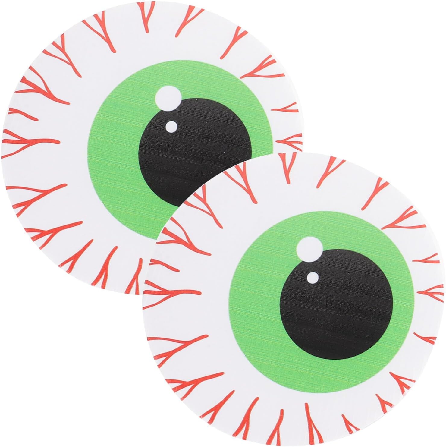 Amazon.com: VILLCASE 2pcs Eyeball Decorative Stickers Scary Halloween ...