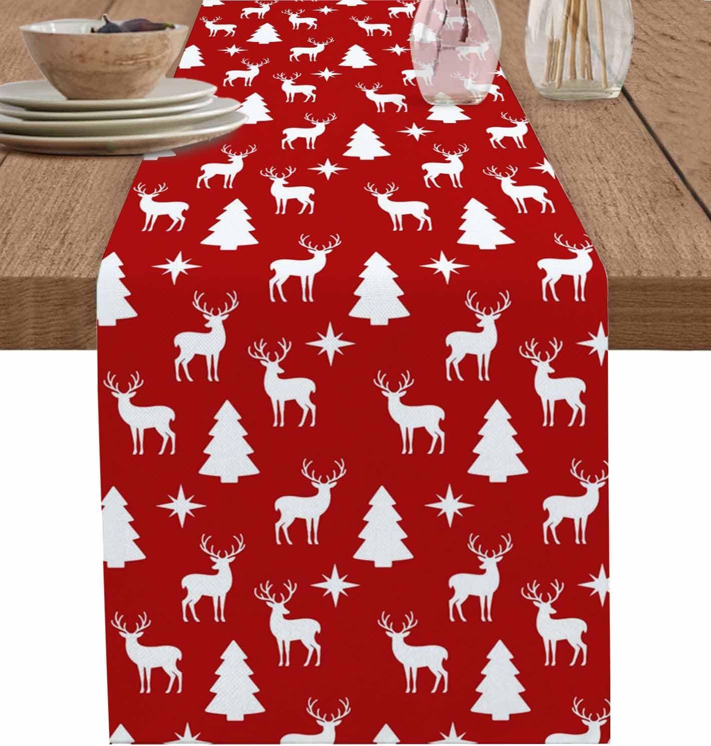 Amazon.com: Modern Christmas Winter Table Runner Table Runners 36 ...