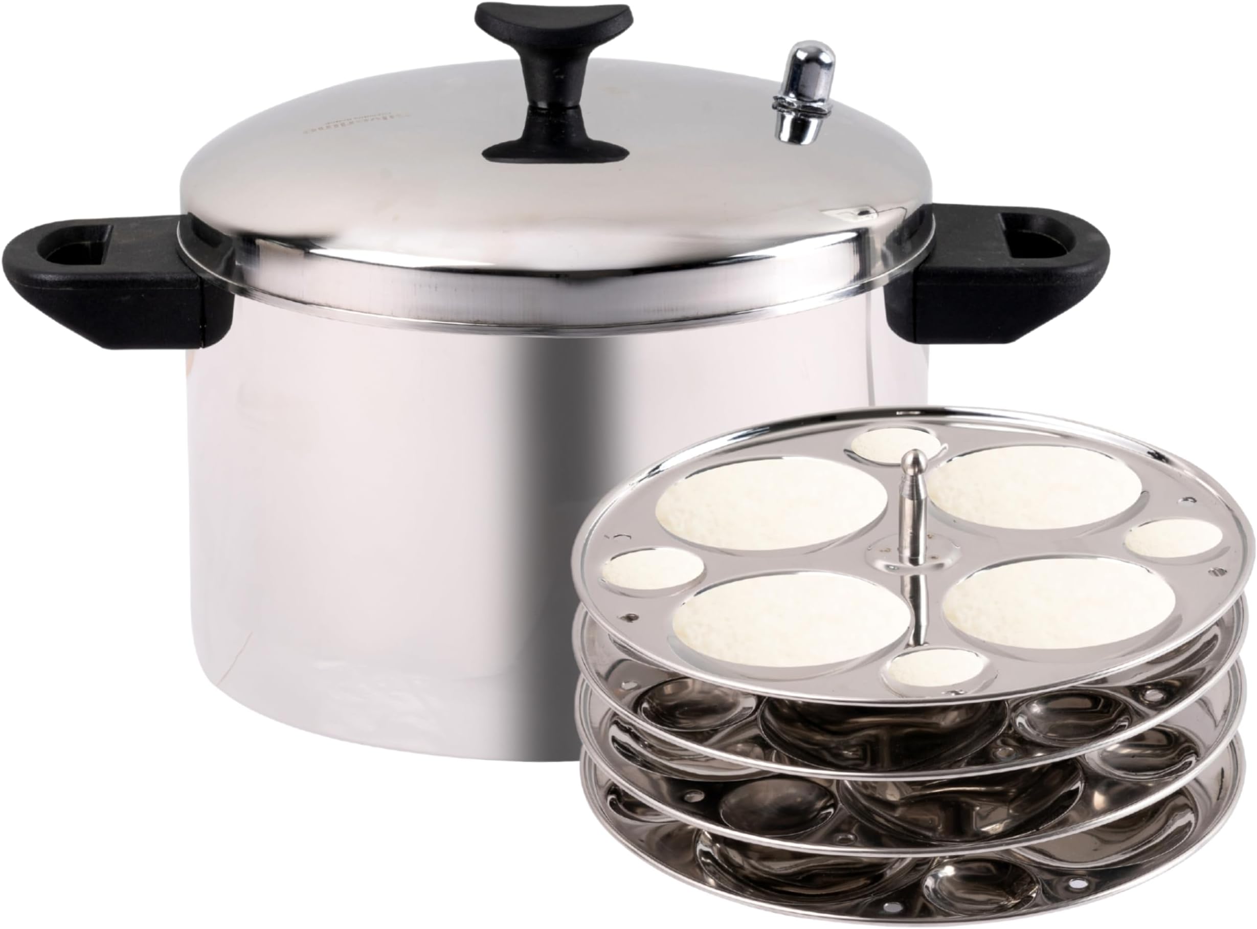 Amazon.com: Vanacara Idli Maker/Cooker/Steamer ~ Stainless Steel with ...