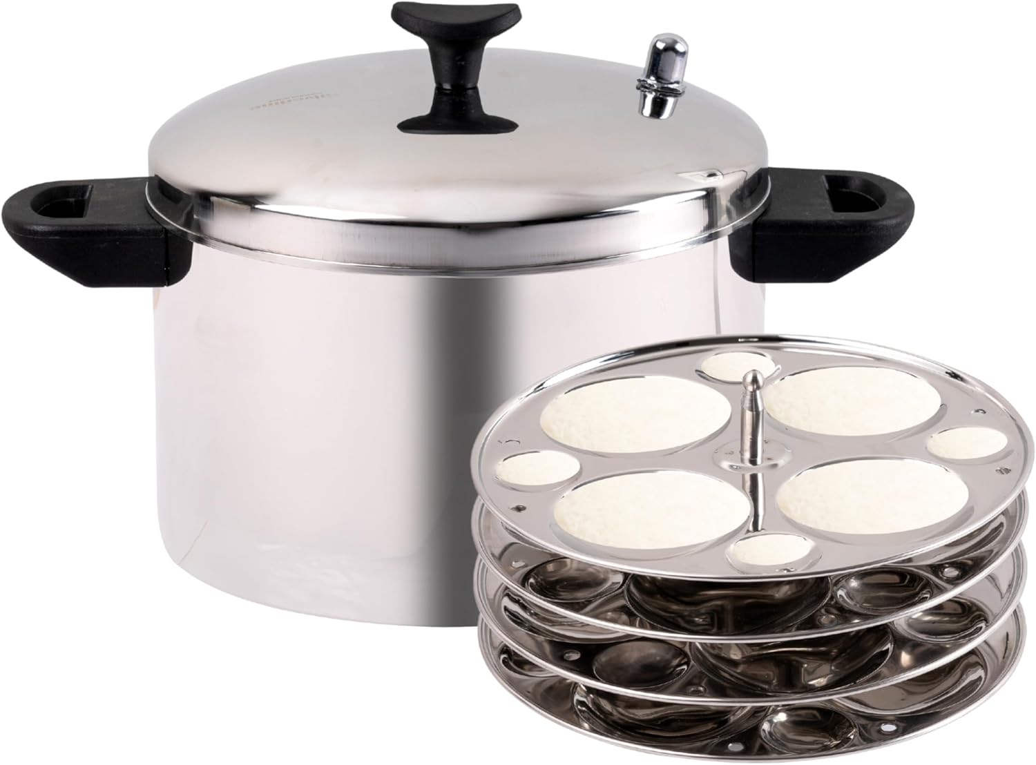 Amazon.com: Vanacara Idli Maker/Cooker/Steamer ~ Stainless Steel with ...