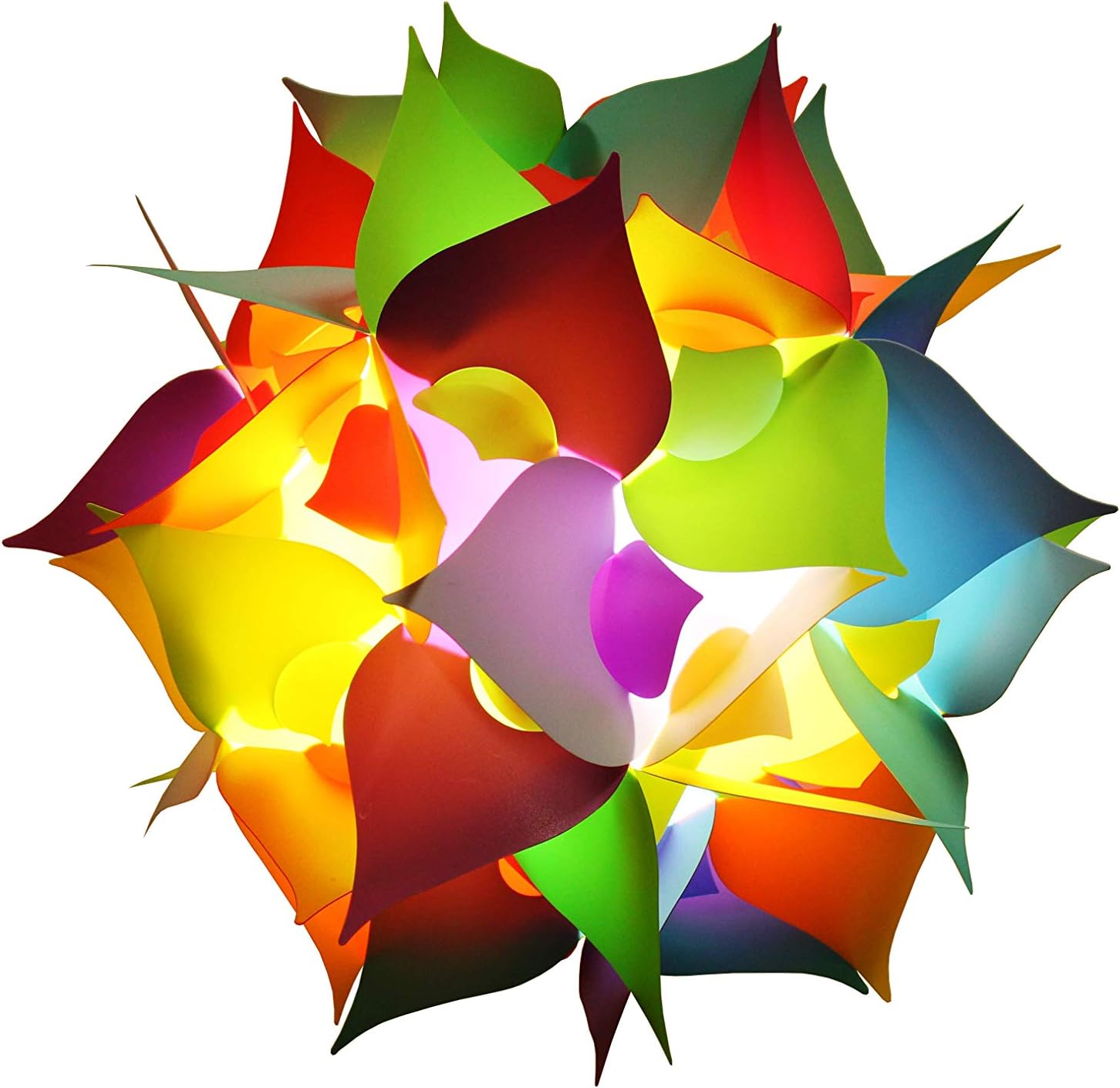 Kaleido Lamps Fully Assembled Puzzle Lamp - IQ Light Handmade Multi ...