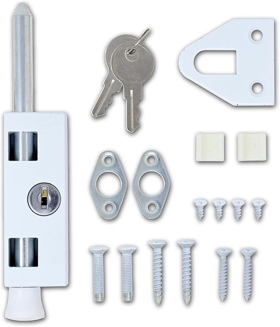SUMMIT DOORWARE Sliding Patio Door Lock for Enhanced Home Security ...