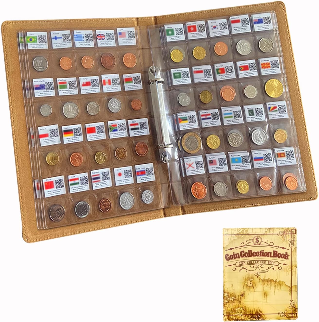 Amazon.com : Coin Collection Holder Storage for Beginners, Currency ...