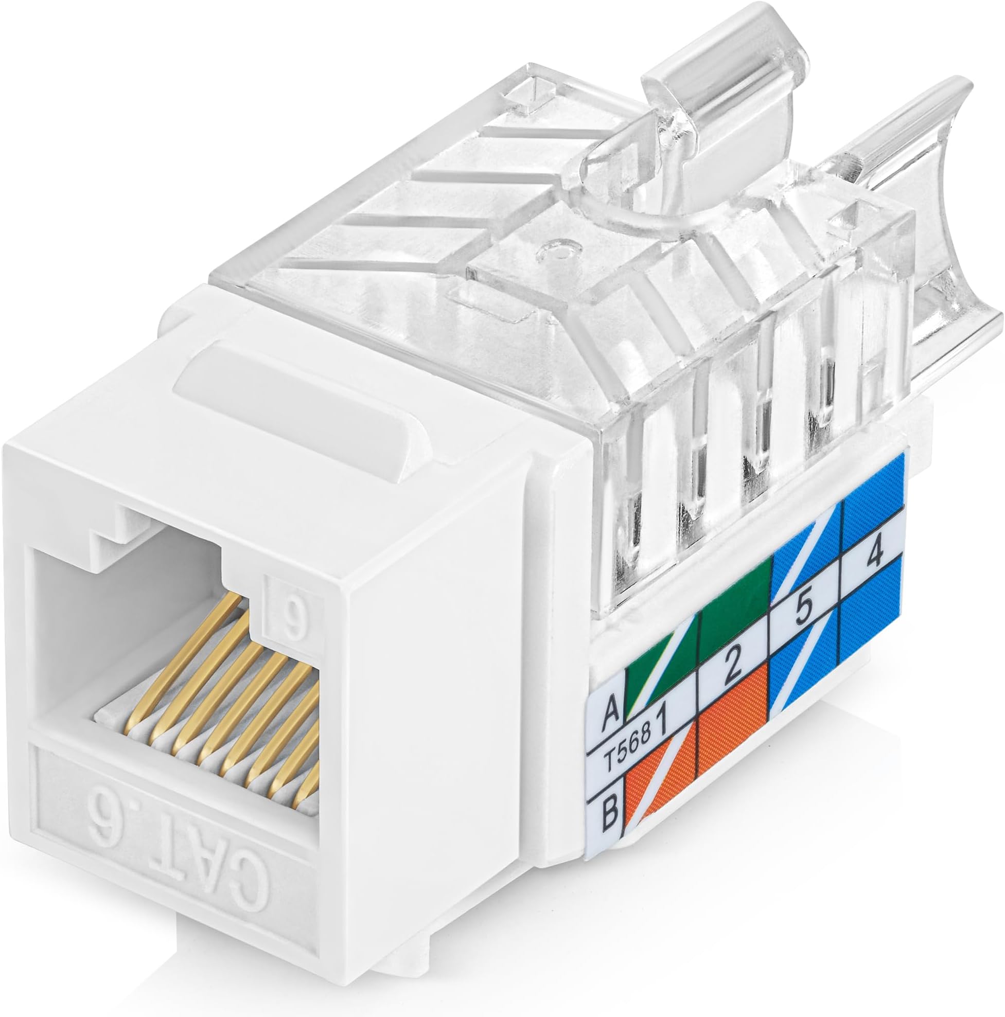 Amazon.com: Commscope/Systimax GigaSpeed Cat6 Modular Jack, White ...