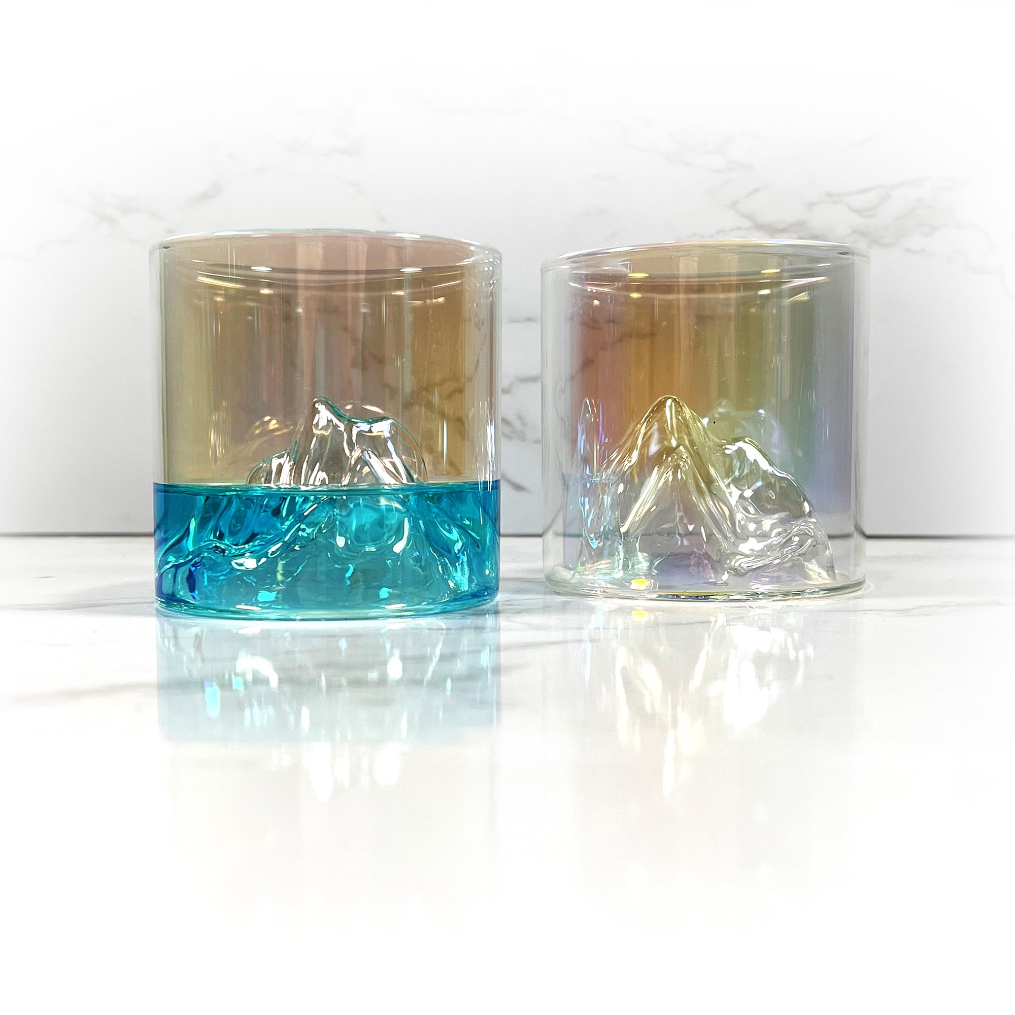 Amazon.com: Purelite 2 pcs Glass Mouthwash Cups for Rinsing Bathroom ...