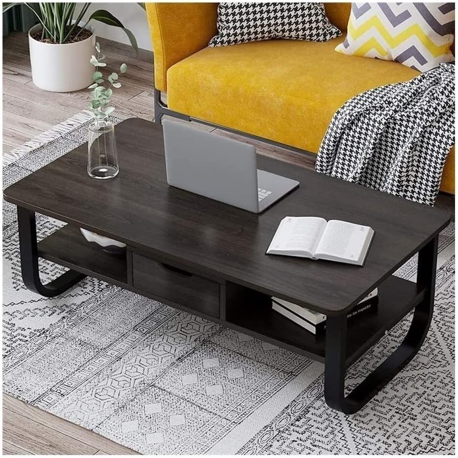 Side Table Coffee Table Modern Minimalist Square Wood-based Panel ...