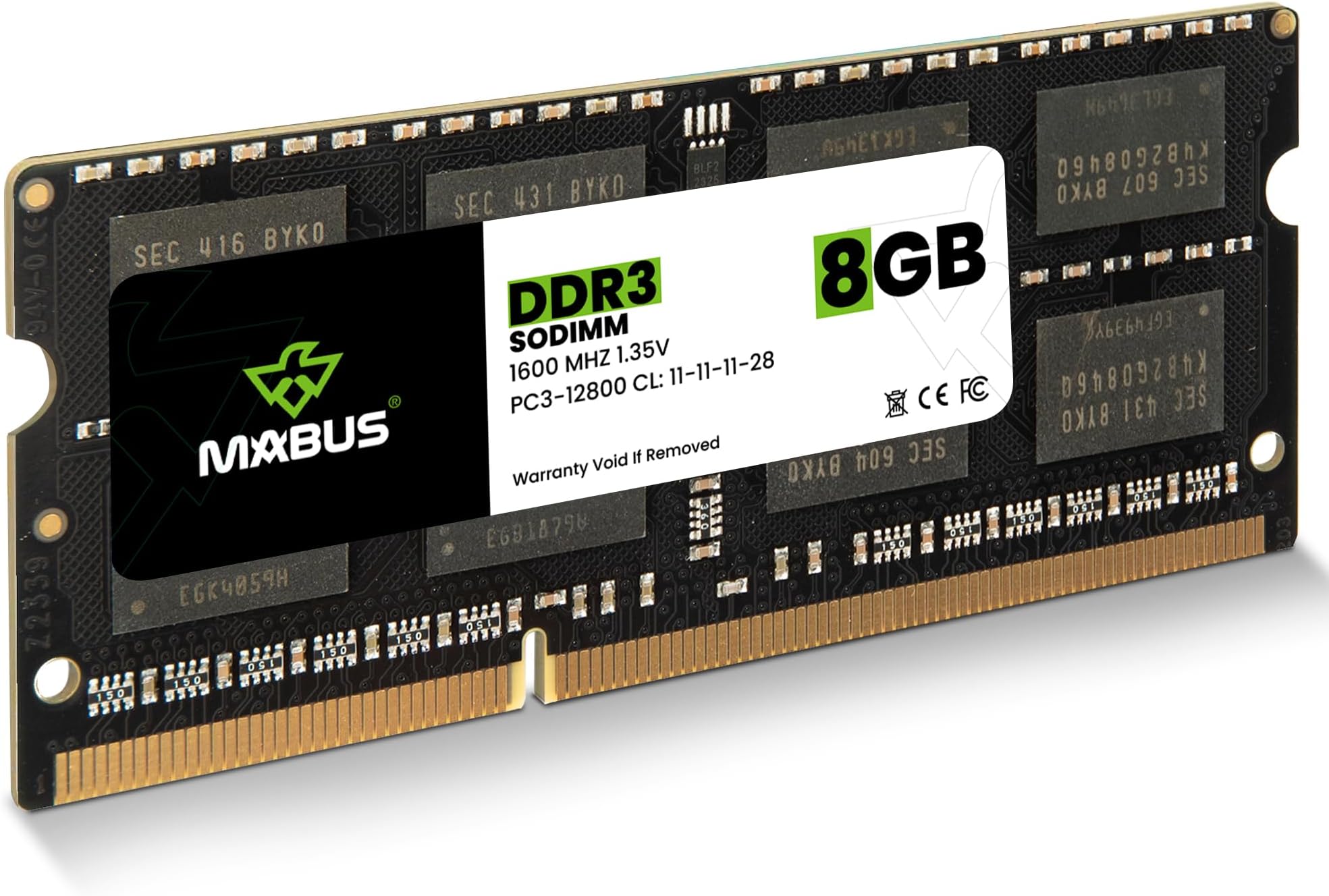 MABUS - Memoria RAM DDR3 8GB 1600MHz SODIMM para Portátil (PC3-12800 ...