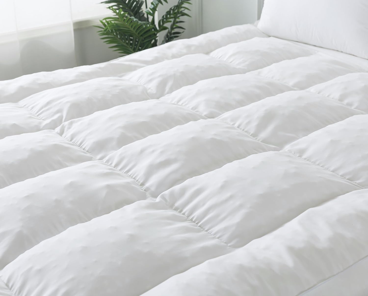 Amazon.com: WhatsBedding 5 Inch Memory Foam Mattress Topper King Size ...