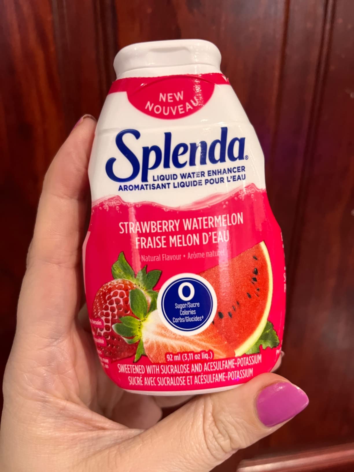 SPLENDA Liquid Water Enhancer Drops, Strawberry Watermelon Flavor ...