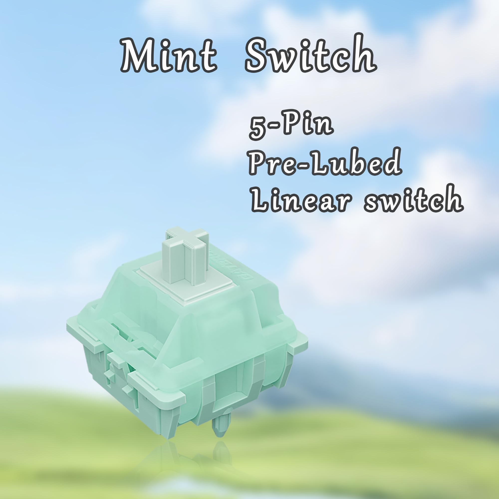 Snapklik.com : Gateron Jade Mint Keyboard Switch For MX Mechanical ...