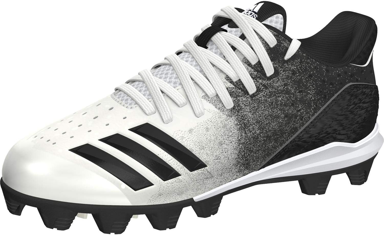 Amazon.com: adidas Icon 4 Md K White/Black Baseball Shoes 13 : Clothing ...