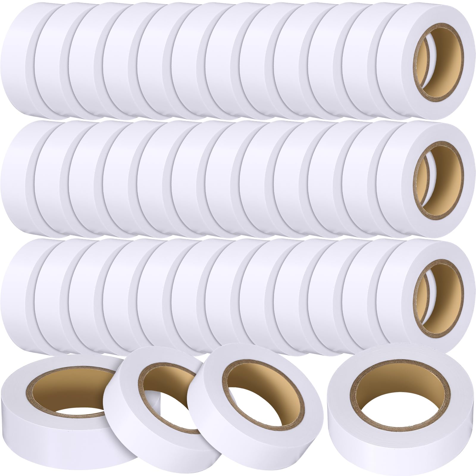 Frienda 40 Pack Electrical Tape 3/4 in x 66ft Waterproof High ...