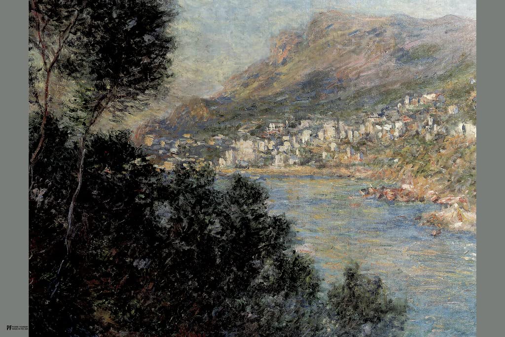 Amazon.com: Claude Monet Monte Carlo Vue Du Cap Martin 1884 ...