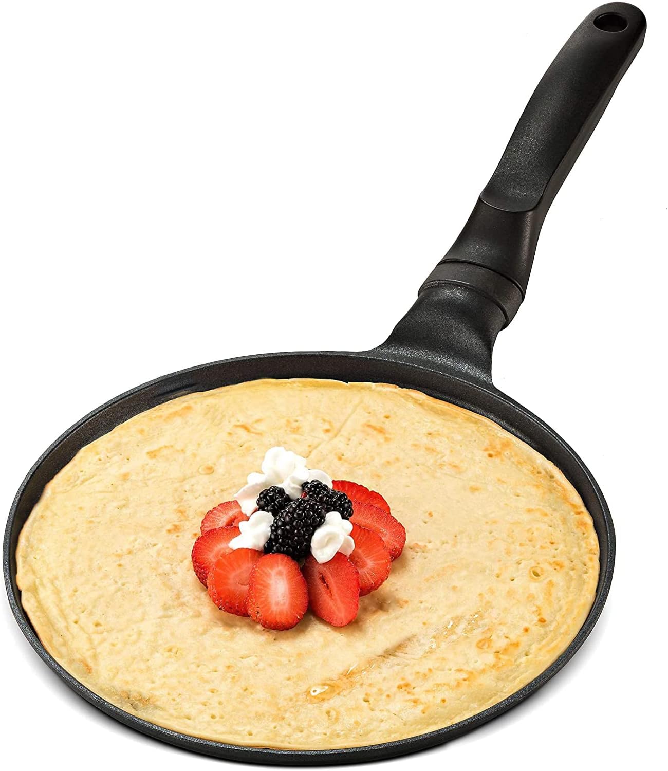 Amazon.com: GOURMEX Black Induction Crepe Pan, With PFOA Free Nonstick ...