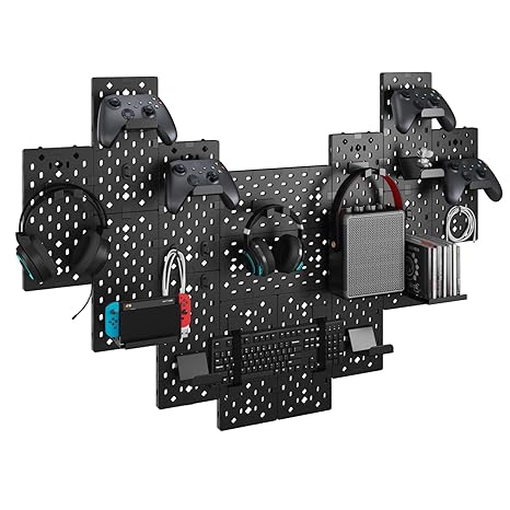 Amazon.com: PEGZONE Controller and Headphone Holder Wall Mount, Modular ...