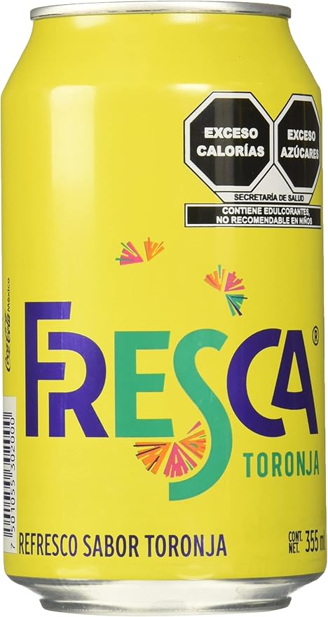 Fresca Refresco Sabor Toronja Fresca Lata 355ml 6pk, Toronja, 355 ...