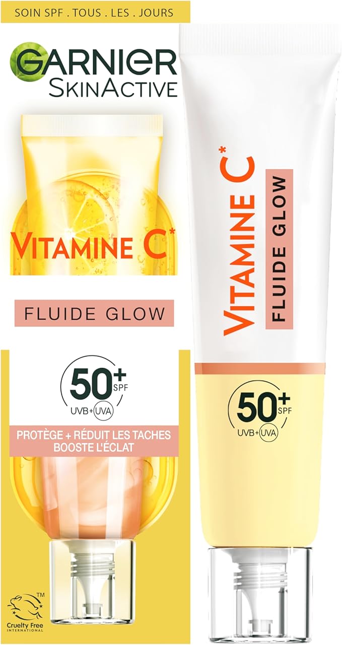 Garnier SkinActive - Fluide Anti-Taches & Anti-UV Quotidien - Glow ...