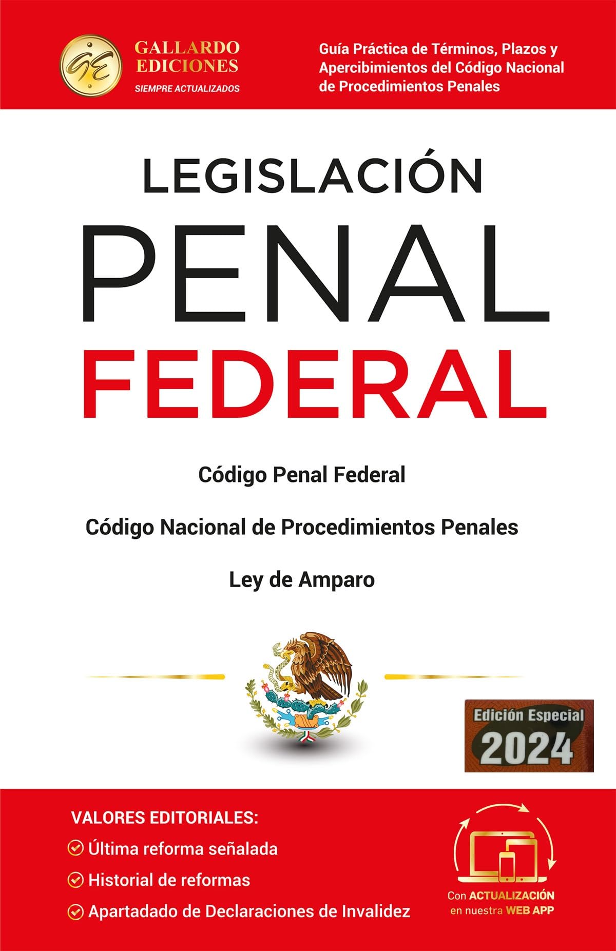 Código Penal Federal 2025 Esencial - Codigo Nacional de Procedimientos ...