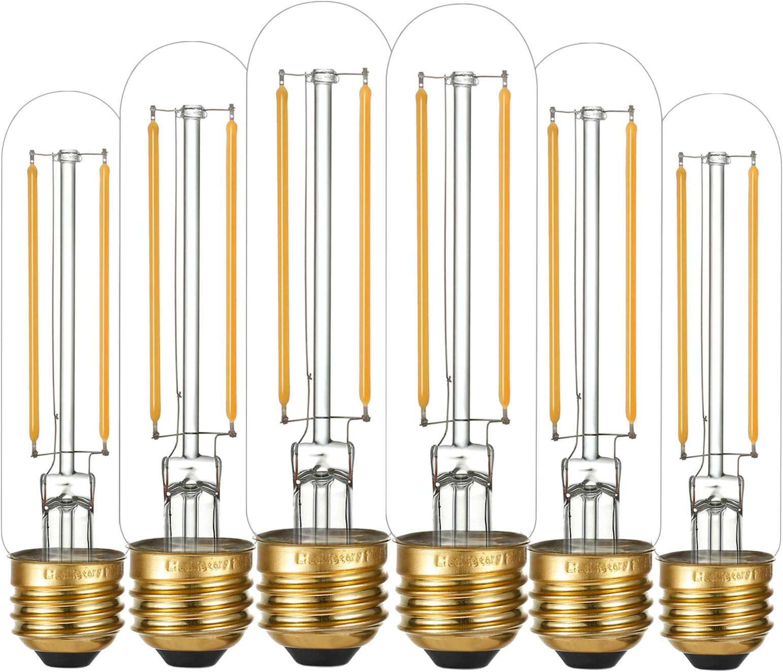 Leadleds Tubular LED Light Bulbs 40 Watt Equivalent, Non Dimmable T10 ...