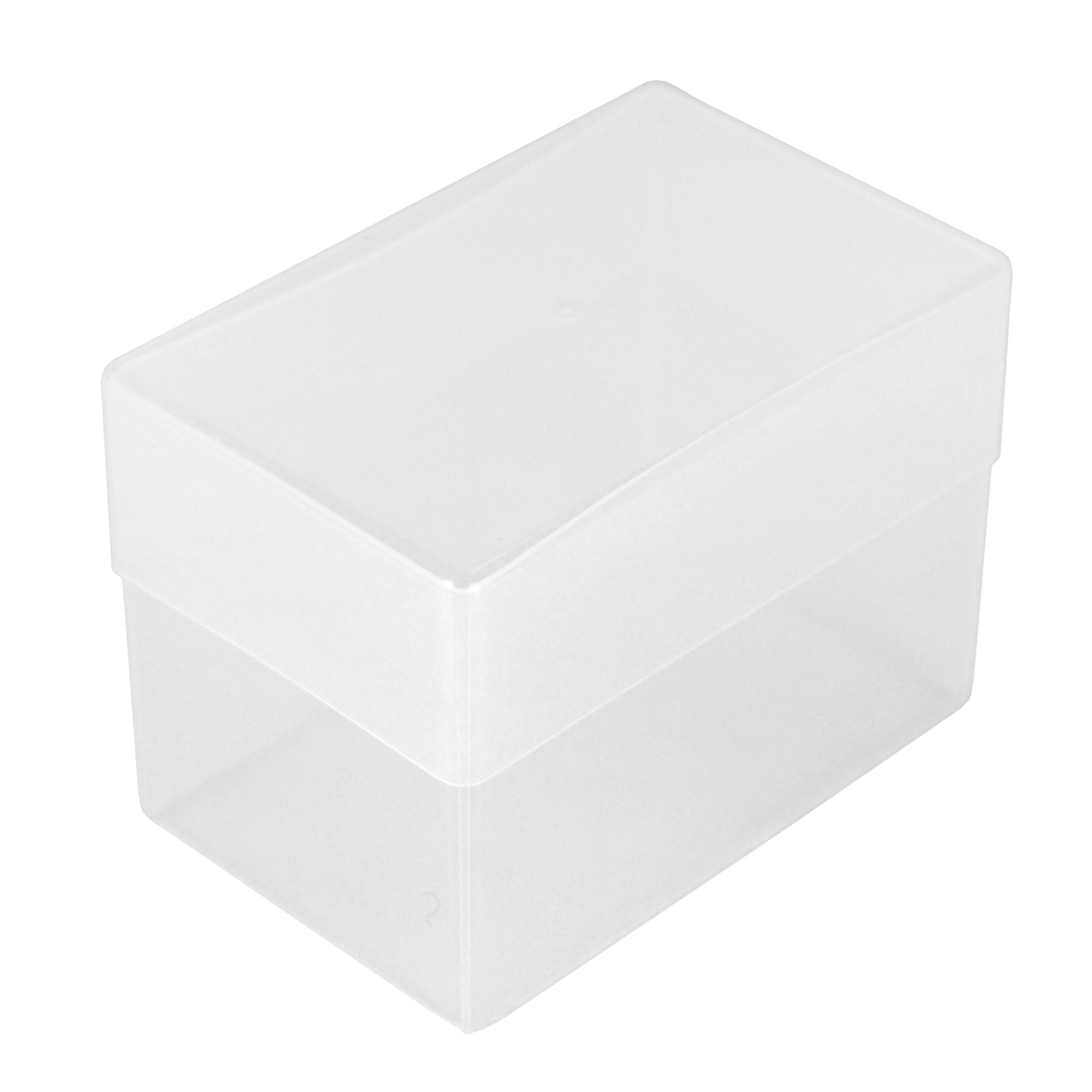 WestonBoxes Plastic Business Card Boxes 70mm Deep (Clear, Pack of 5 ...