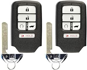 Amazon.com: 2x Remote Start 5btn Suv Key Fob for Honda Pilot Elite ...
