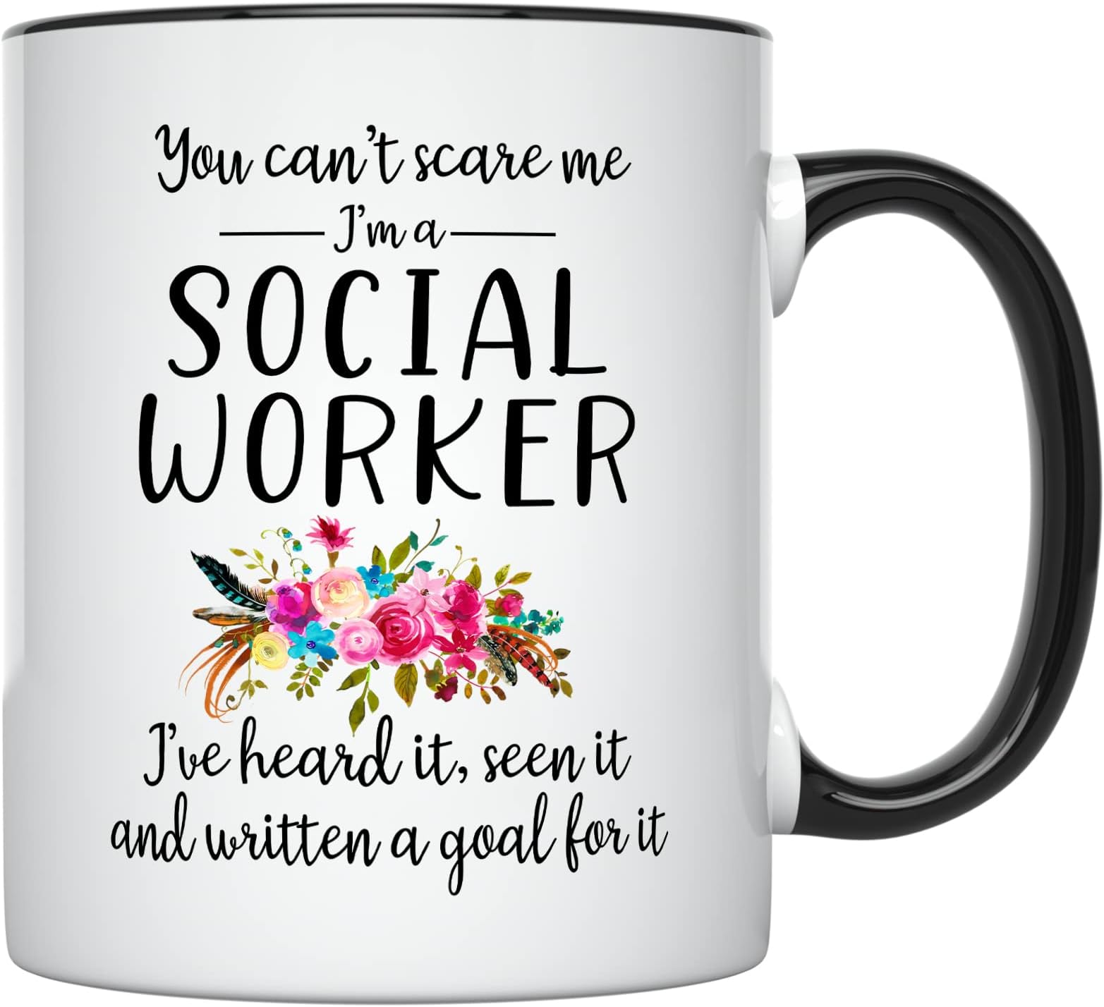 Amazon.com: DOTAIN Social Worker Definition Meaning Coffee Mug Ceramic ...