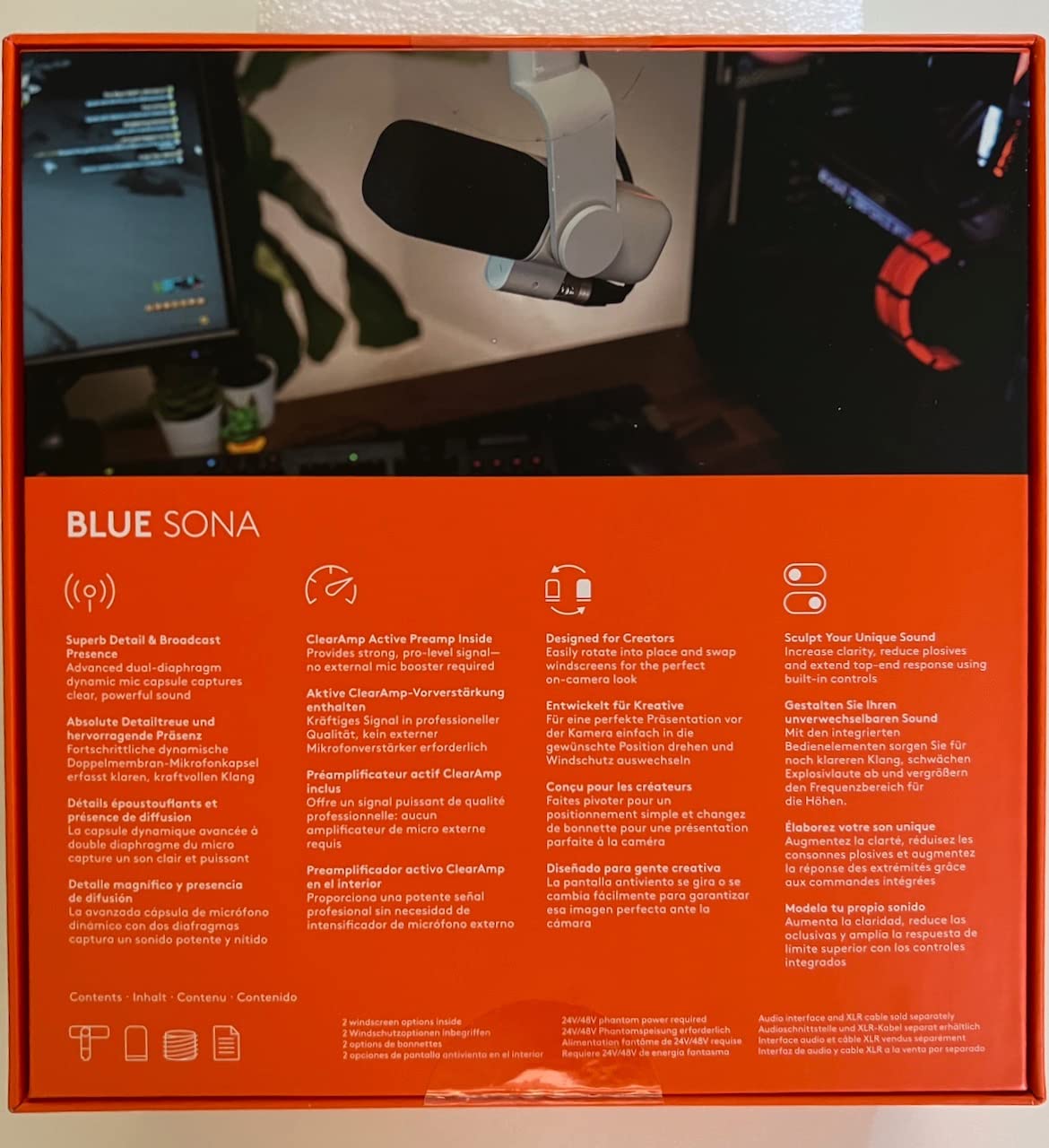 $29/mo - Finance Logitech Blue Sona Active Dynamic XLR Broadcast Microphone for Streaming and ...