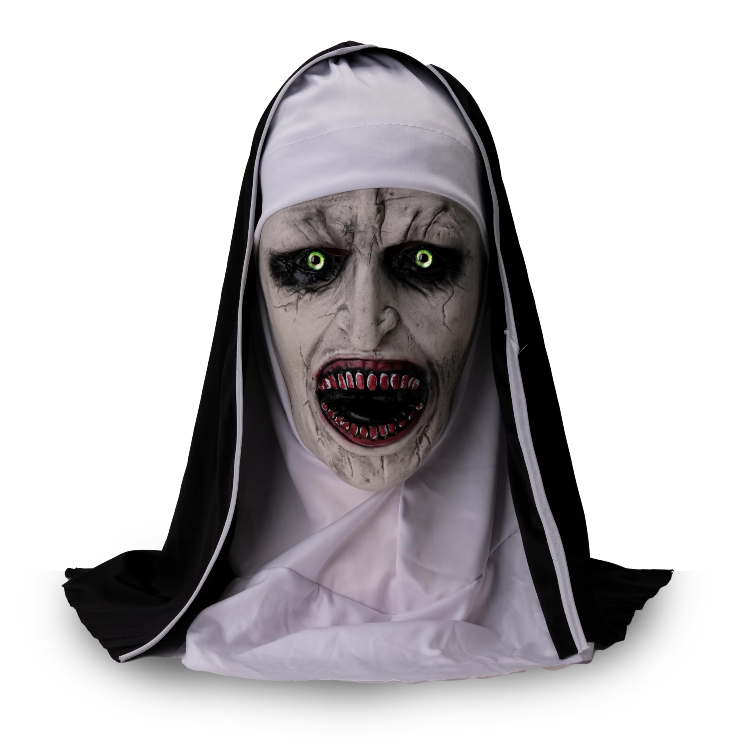 Nun Scary Halloween Mask Terrify Face, The Nun Creepiest Latex Evil ...
