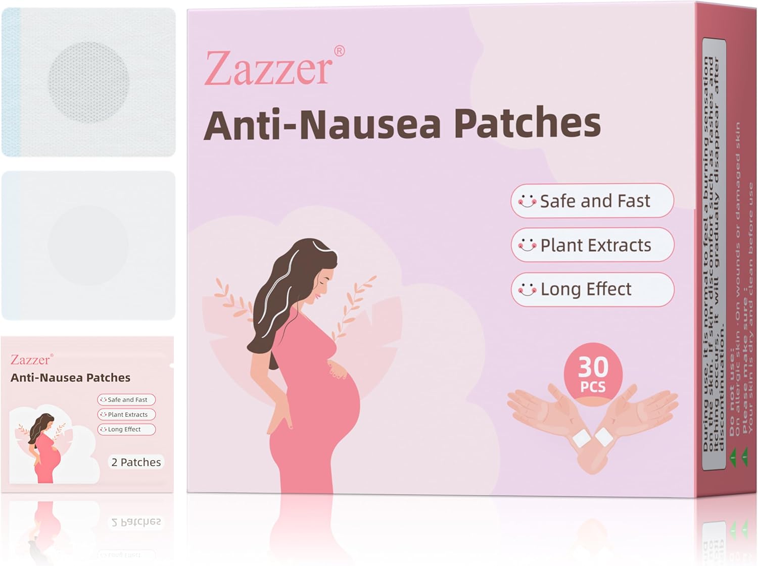 Amazon.com: Morning Sickness Relief Patches for Pregnant Women, 30 ...