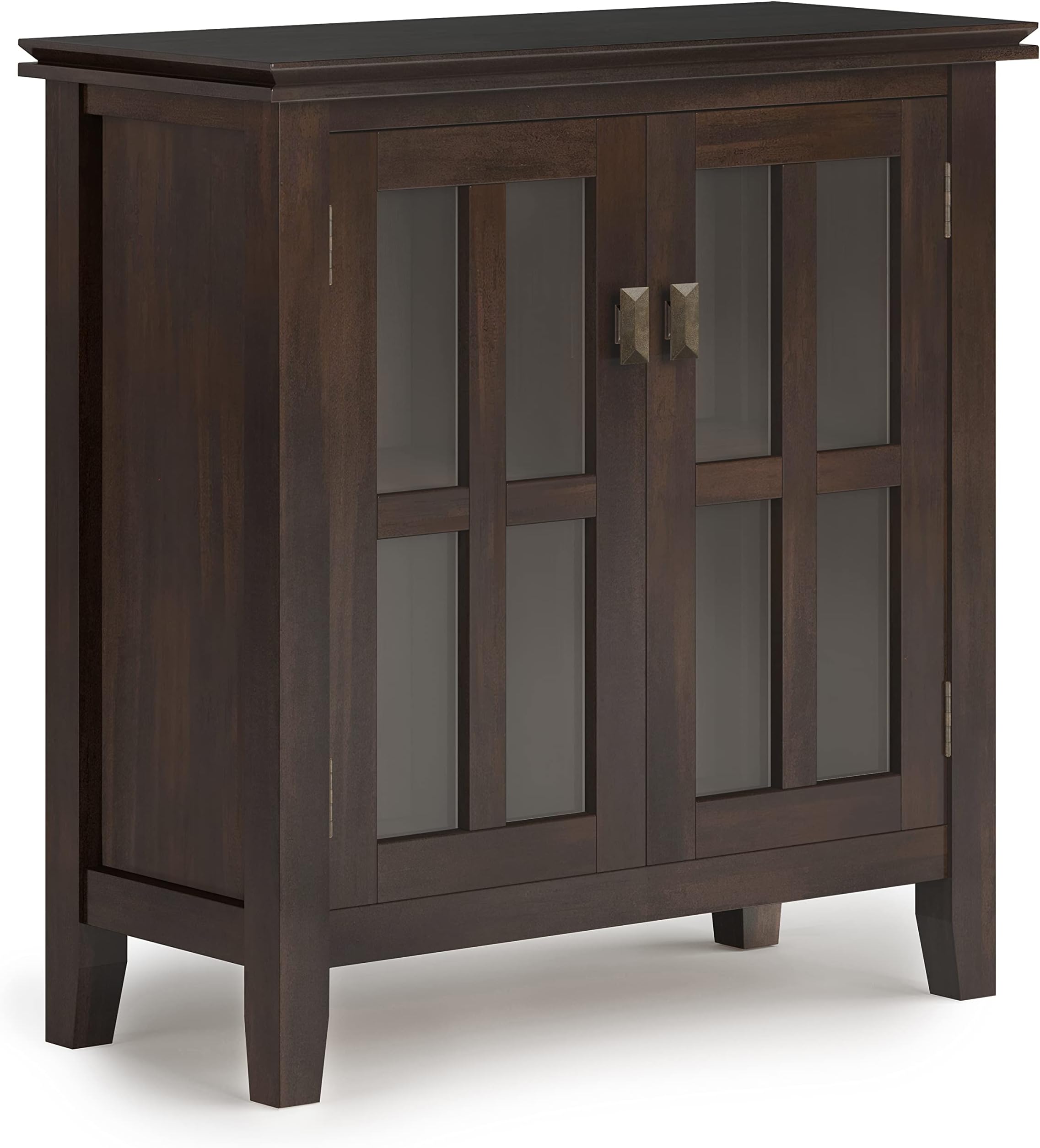 Amazon.com: SIMPLIHOME Artisan SOLID WOOD 30 Inch Wide Contemporary Low ...