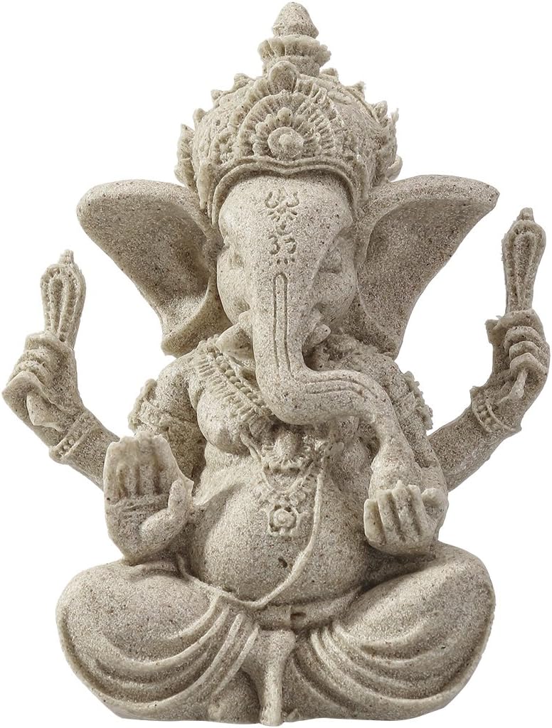 Amazon.com: StonKraft - 9" White Indian Marble Stone Pooja Puja Ganesh ...