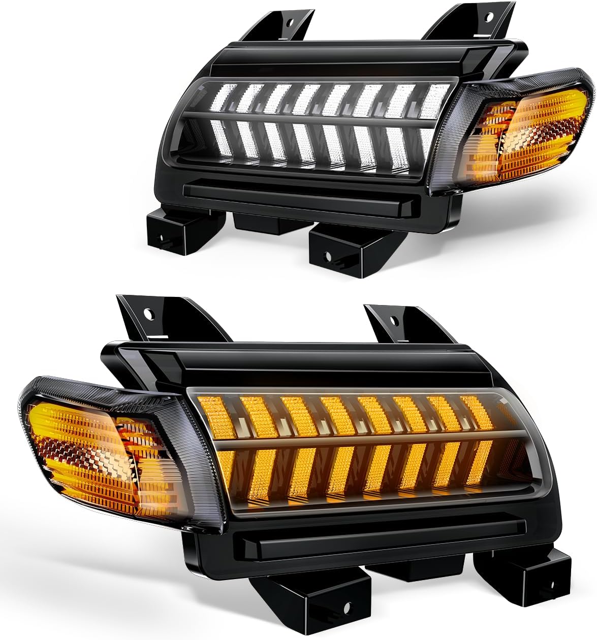 Amazon.com: Smoke Lens LED Fender Light Kit LED Turn Signal Lights with ...