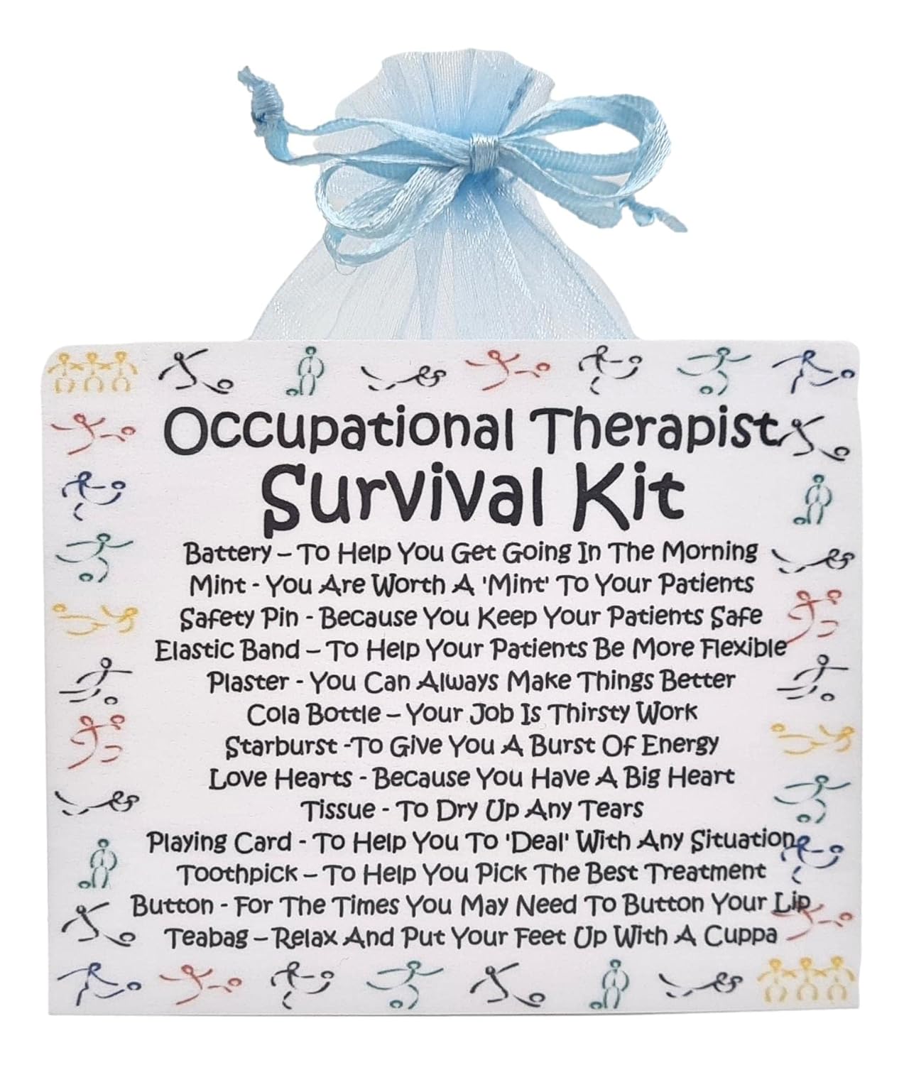 Occupational Therapist Survival Kit ~ Fun Novelty Gift & Greetings Card ...