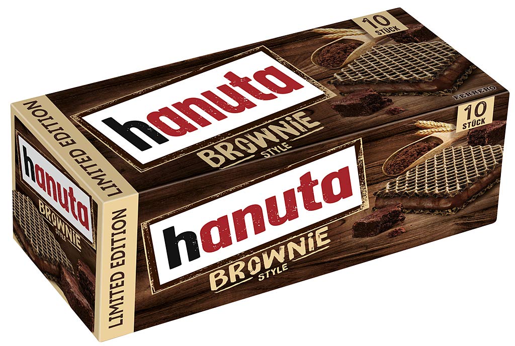 Ferrero Hanuta Chocolate, 220g (Brownie) : Amazon.in: Grocery & Gourmet ...